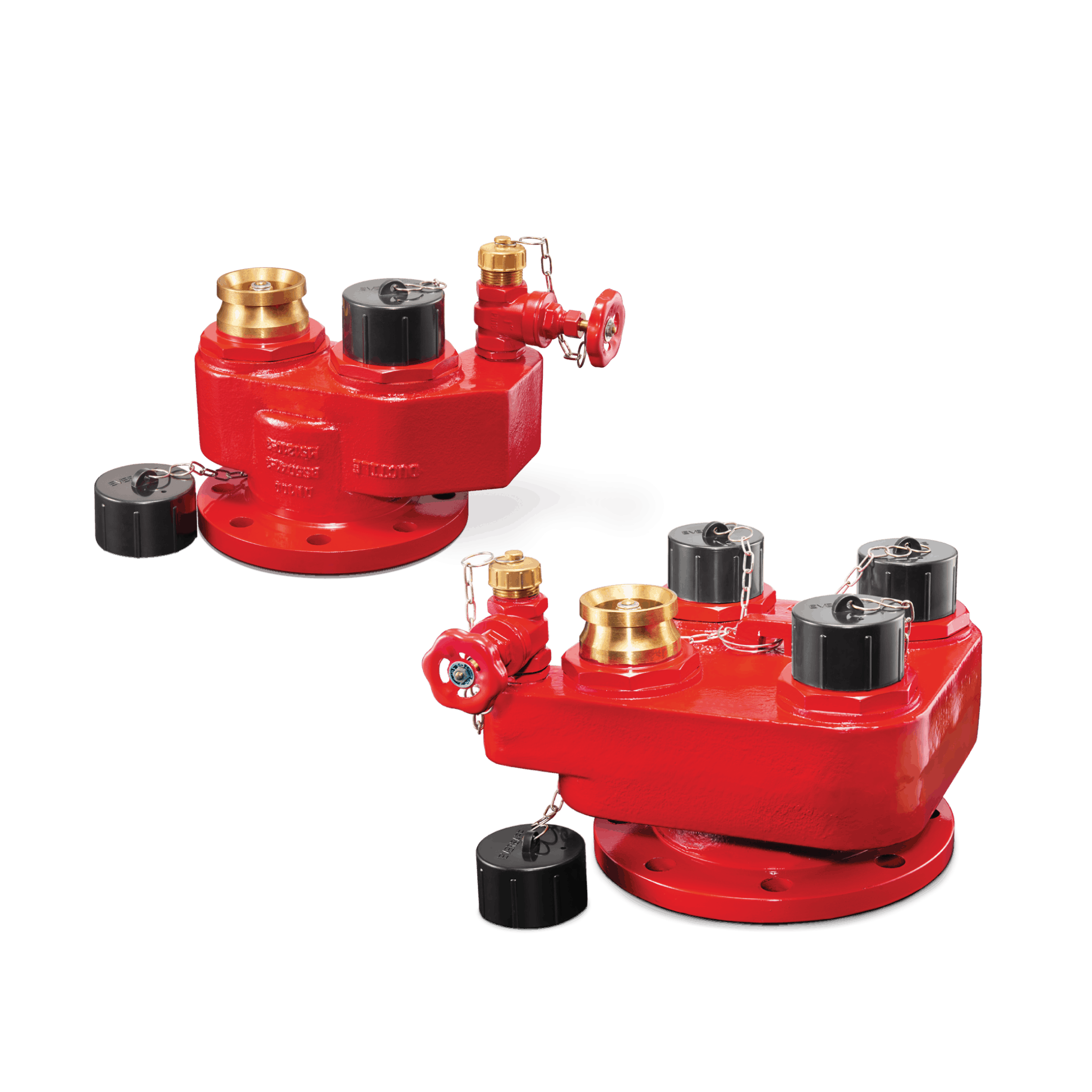 4-Way Breeching Inlet - Eversafe Extinguisher